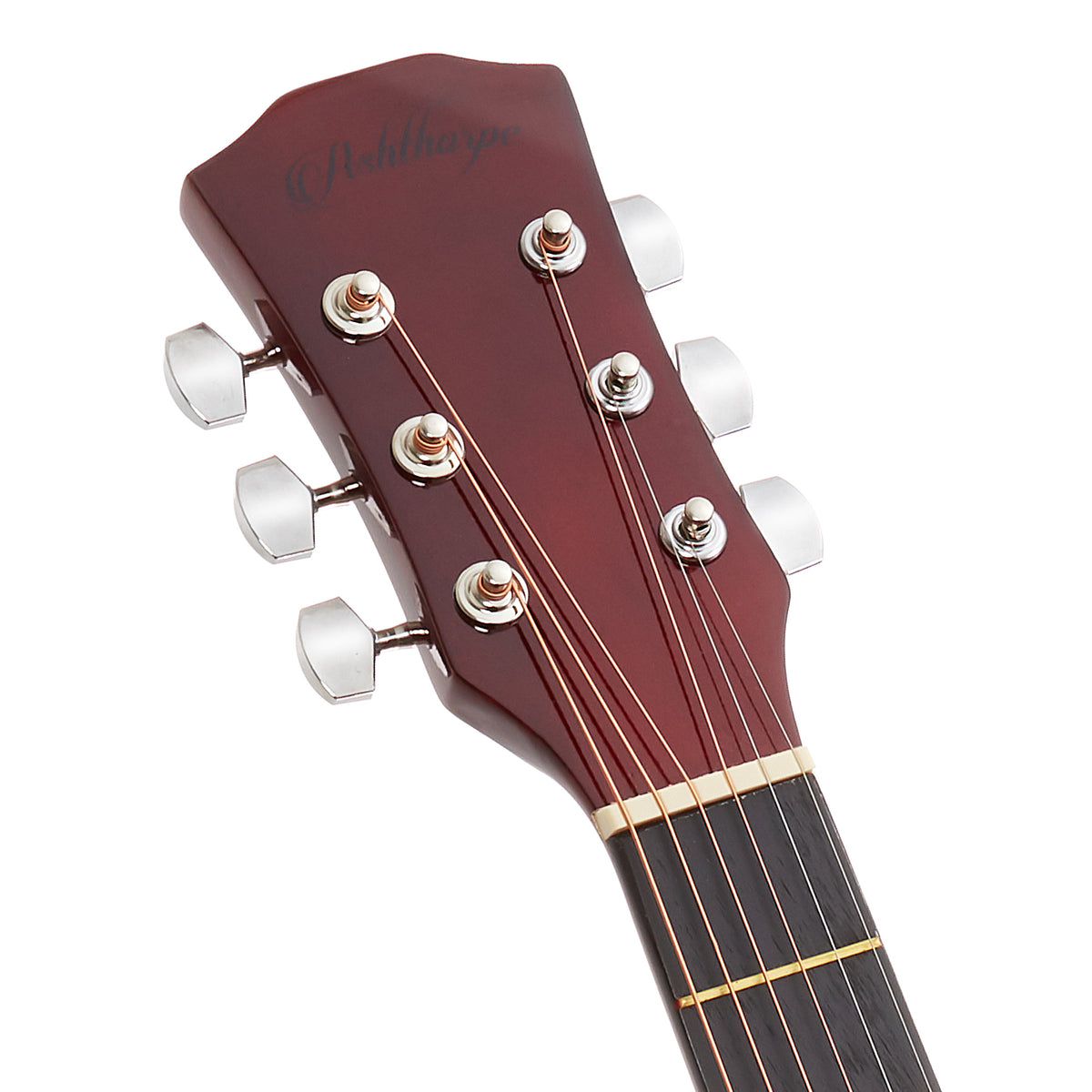 41-inch Beginner Cutaway Acoustic Guitar Bundle - Red – Ashthorpe.com