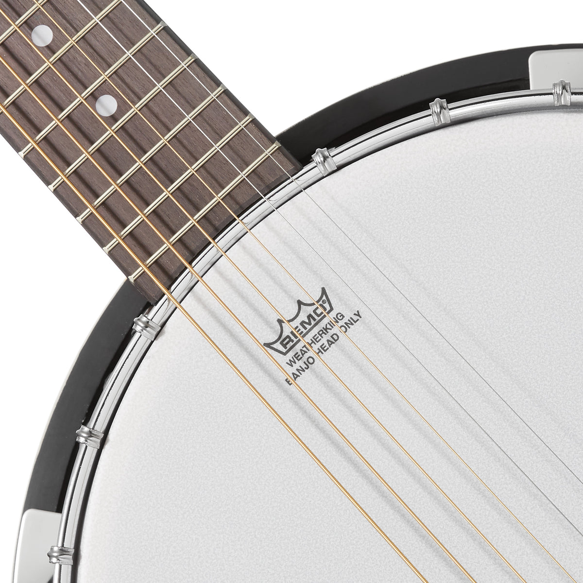 6-String Banjo with Closed Back, Mahogany Resonator, 24 Brackets ...